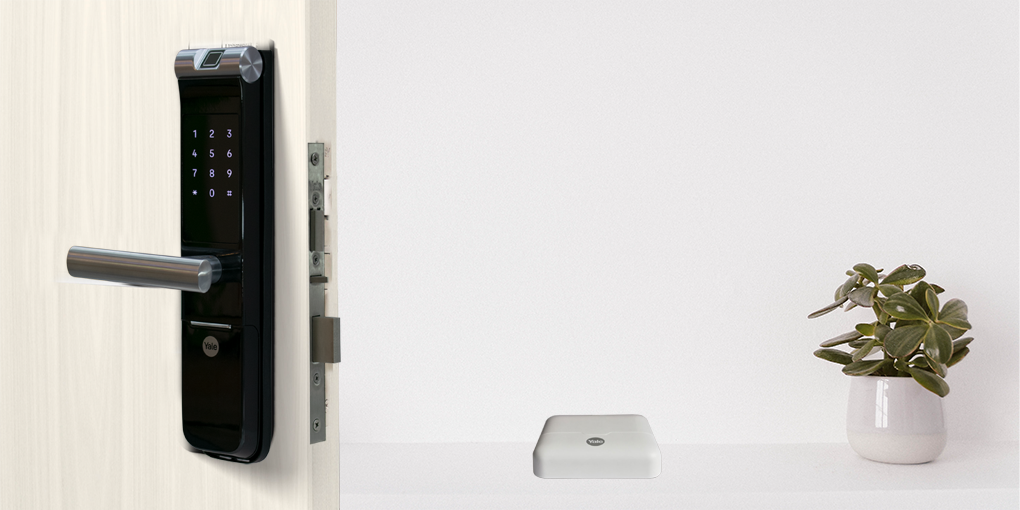 Kit Yale connect Hub + Cerradura digital YMF40